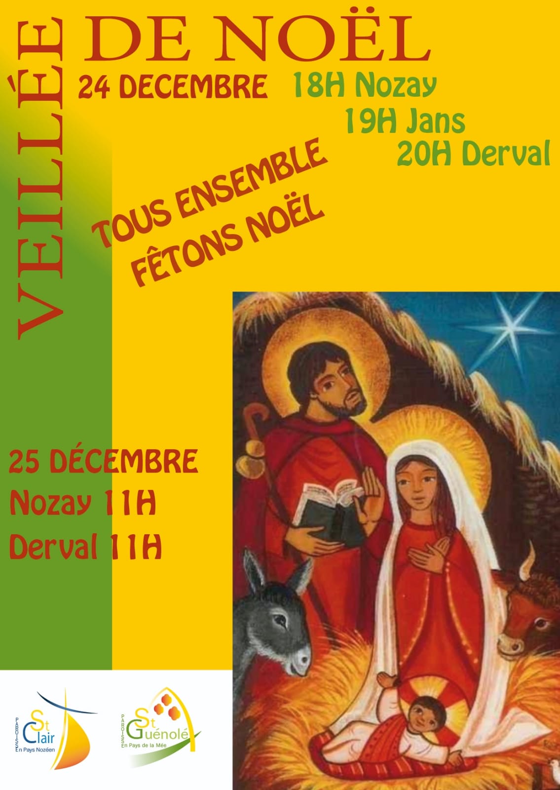 Célébrations de Noël 2022 – Saint Clair et Saint Guénolé